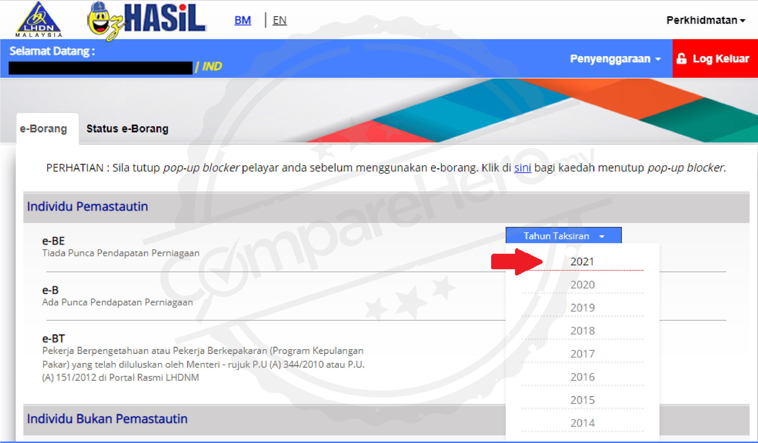 Panduan Memfailkan Cukai Pendapatan Individu (LHDN 2021)
